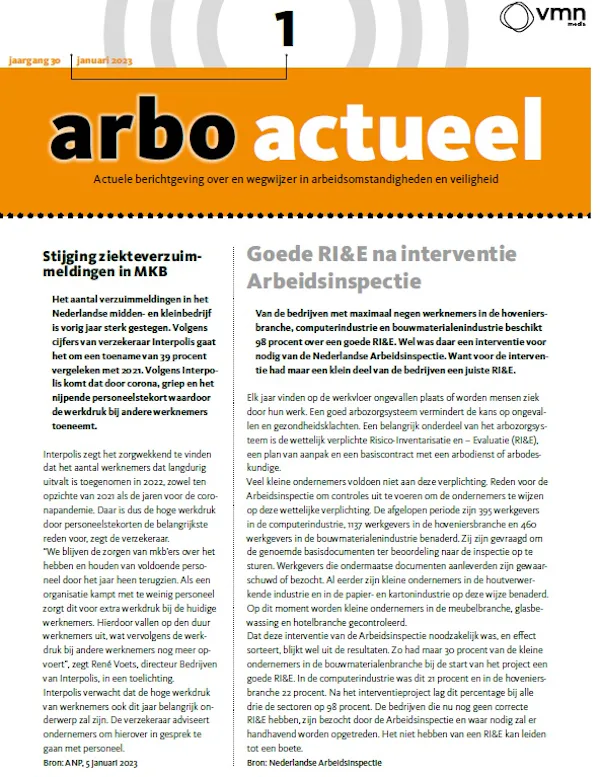 Arbo Actueel - nummer 1 2023